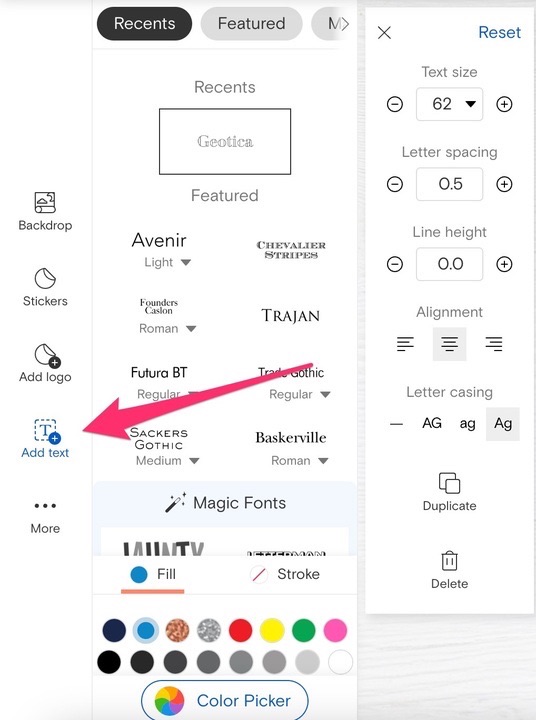 Adding And Formatting Text On Your Card Design Paperless Post Help Center 