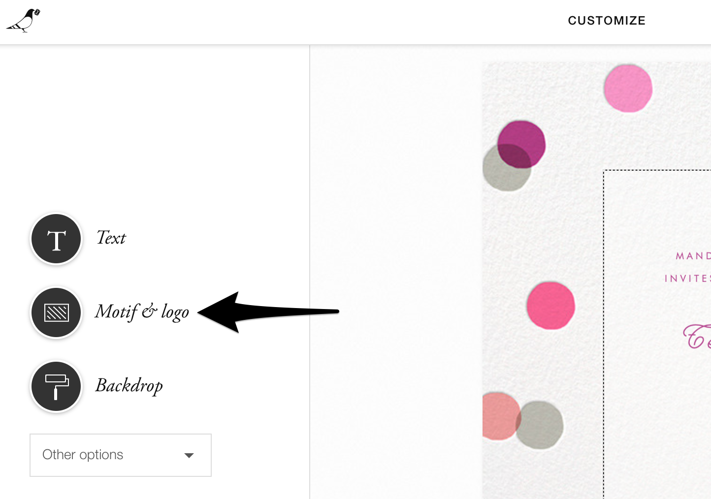 Adding a Logo or Motif to Your Design – Paperless Post Help Center
