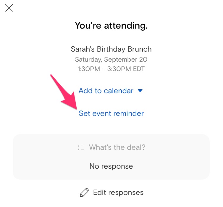 Opt-in event reminders for guests – Paperless Post Help Center