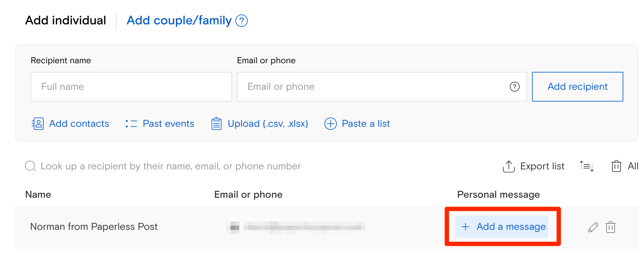 What is the Personal Message? Where will it appear? – Paperless Post Help Center