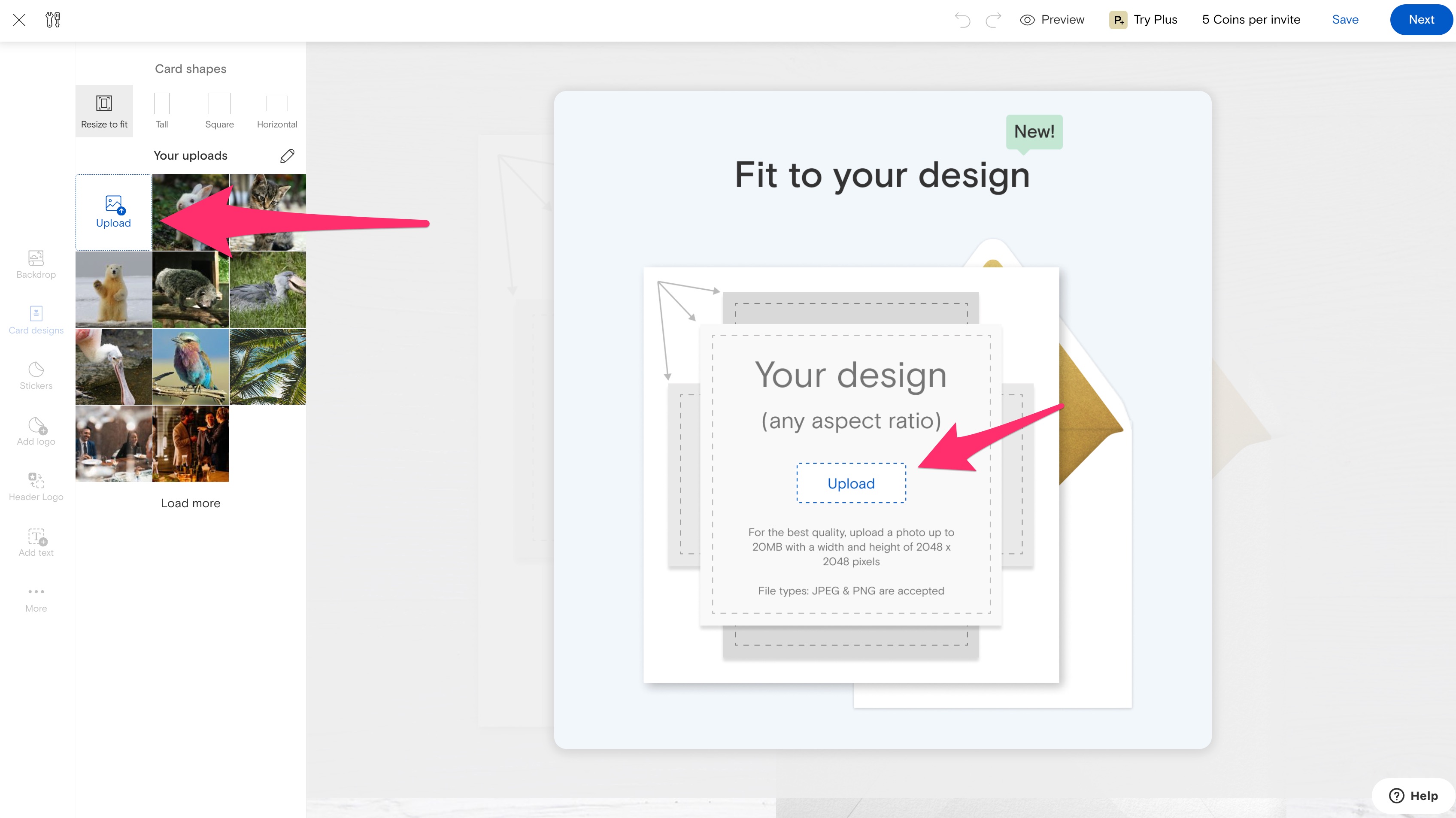 How do I upload my Canva design to send through Paperless Post ...